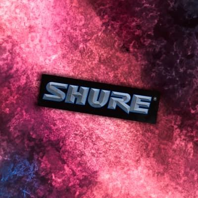 SHURE MICROPHONES STICKER INSANELY RARE LIMITED EDITION CASE | Reverb