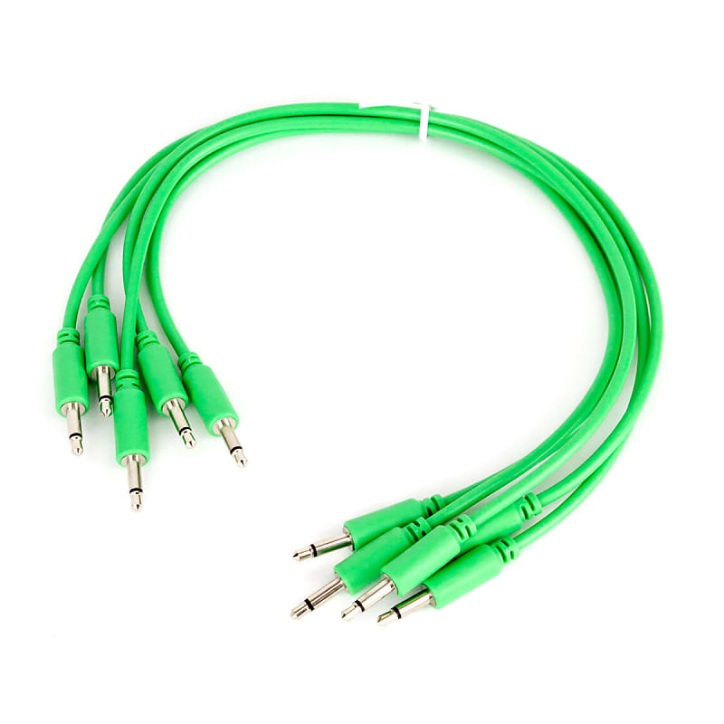 2hp Eurorack Patch Cables (30cm - Green) | Reverb