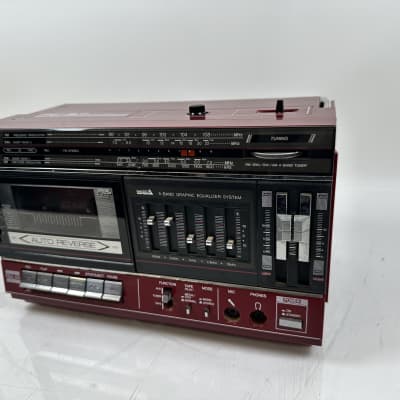 Vintage 1980s JVC PC-37J Boombox Cassette, No Speakers, Tuner | Reverb