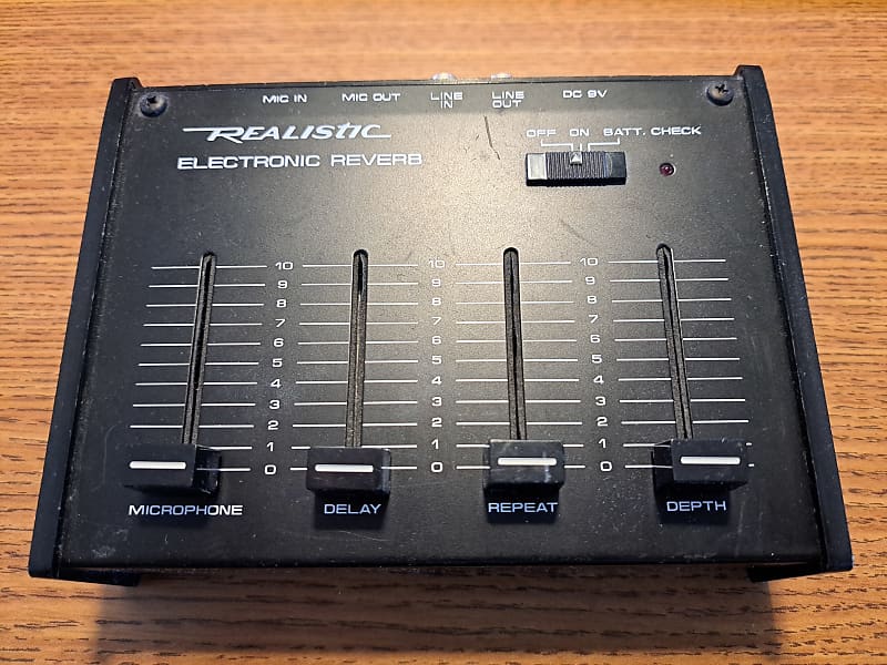 Realistic Electronic Reverb 1980s - with Manual | Reverb