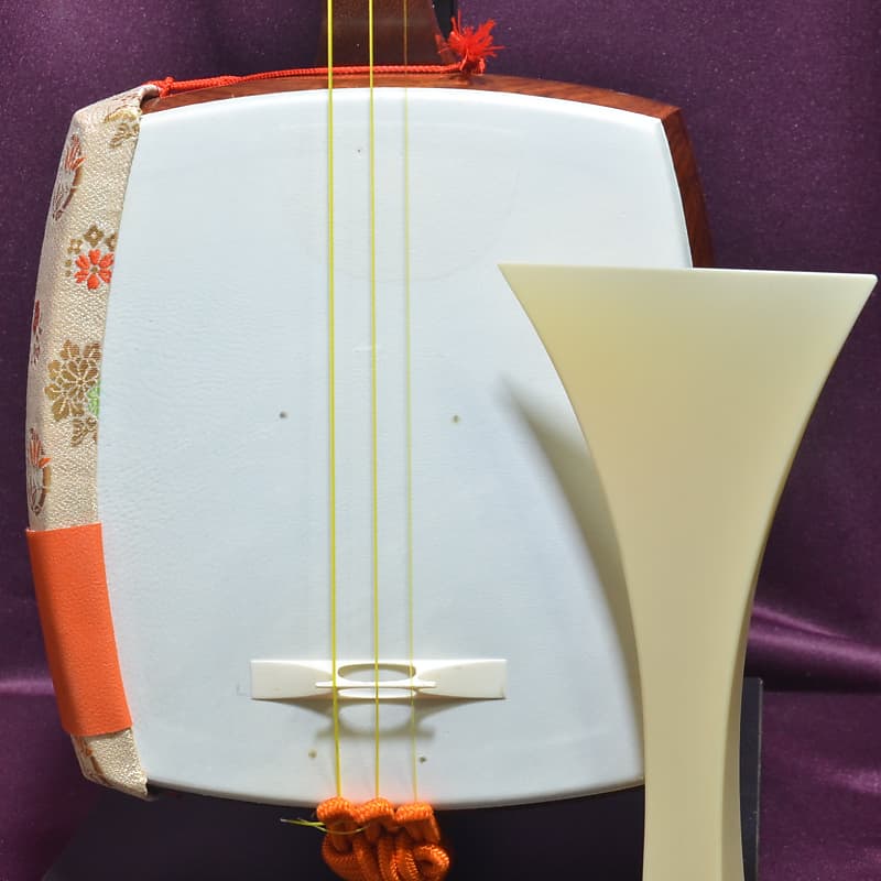 Hosozao Shamisen Ready to Play instrument bachi koma 321 | Reverb