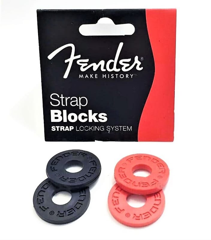 Fender Cory Wong Strat Set of 4 Strap Blocks Strap Locking | Reverb