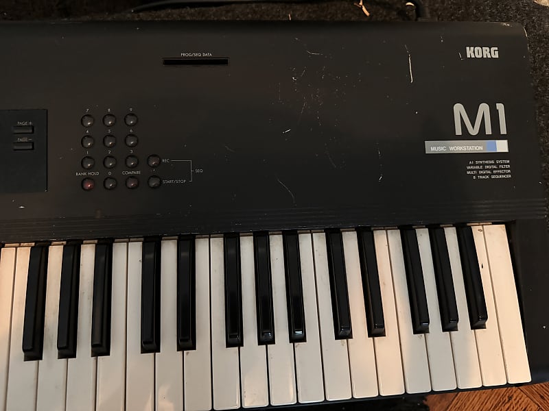 Korg M1 61-Key Synth Music Workstation 1990s - Black | Reverb