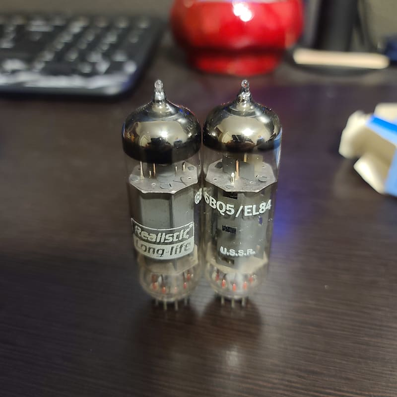 Pair of Realistic EL84 / 6BQ5 Tubes - Made in Russia | Reverb