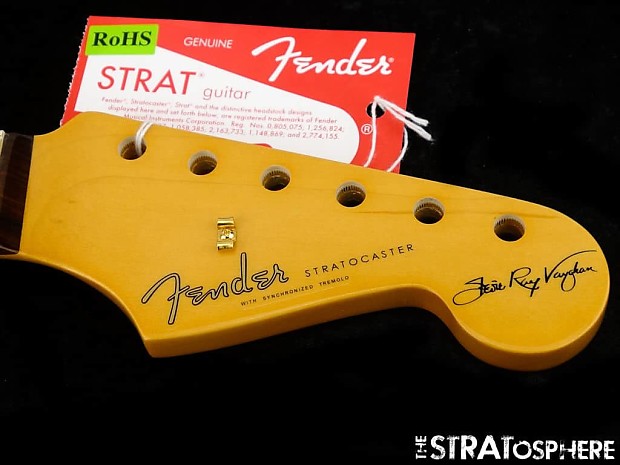 USA Fender SRV Stevie Ray Vaughan Strat NECK Stratocaster 12" | Reverb