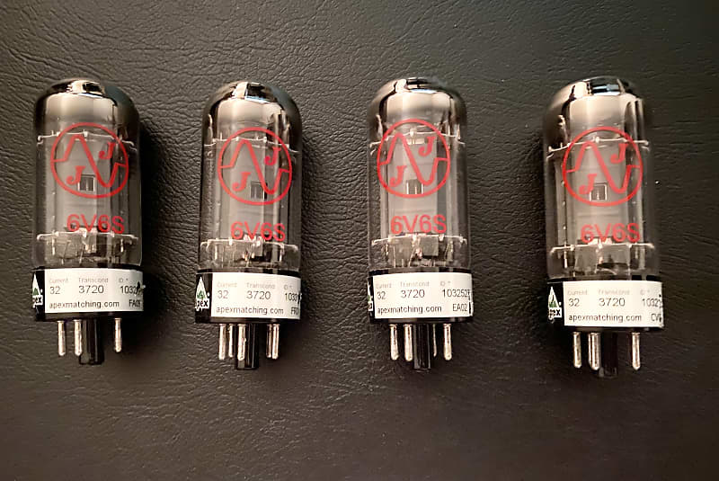 JJ 6V6S Tubes Apex Matched Quad Like New! | Reverb