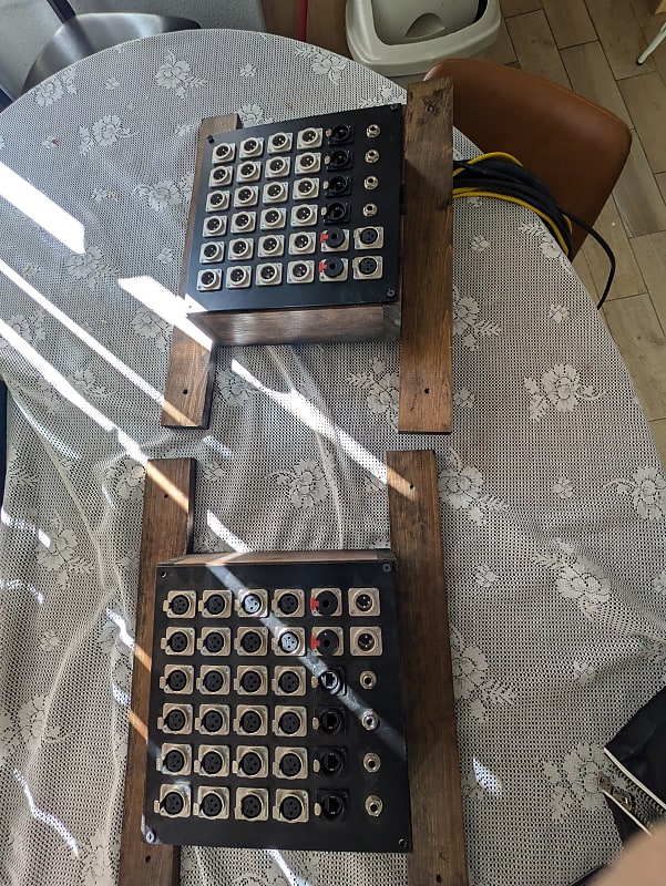 Custom 24 XLR Recording Studio Wall Patch Panel Stage | Reverb