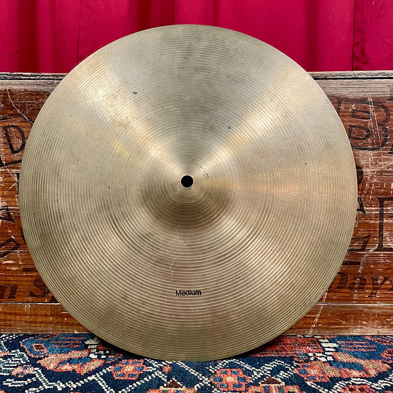 15" Ajaha Medium Hi Hat Single / Crash Cymbal 940g Made In | Reverb UK