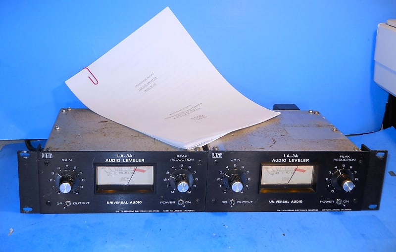UREI LA 3A Matched Pair #3630 & #3638 Full Re-Cap.Full pro | Reverb
