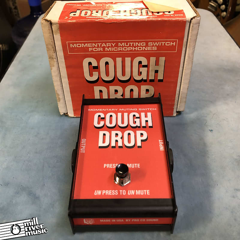 ProCo Cough Drop Microphone Momentary Muting Switch w/ Box | Reverb