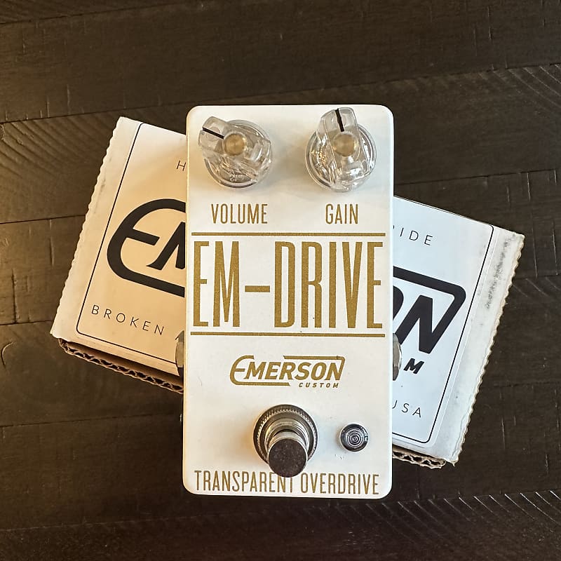 Emerson EM-Drive Transparent Overdrive - White | Reverb
