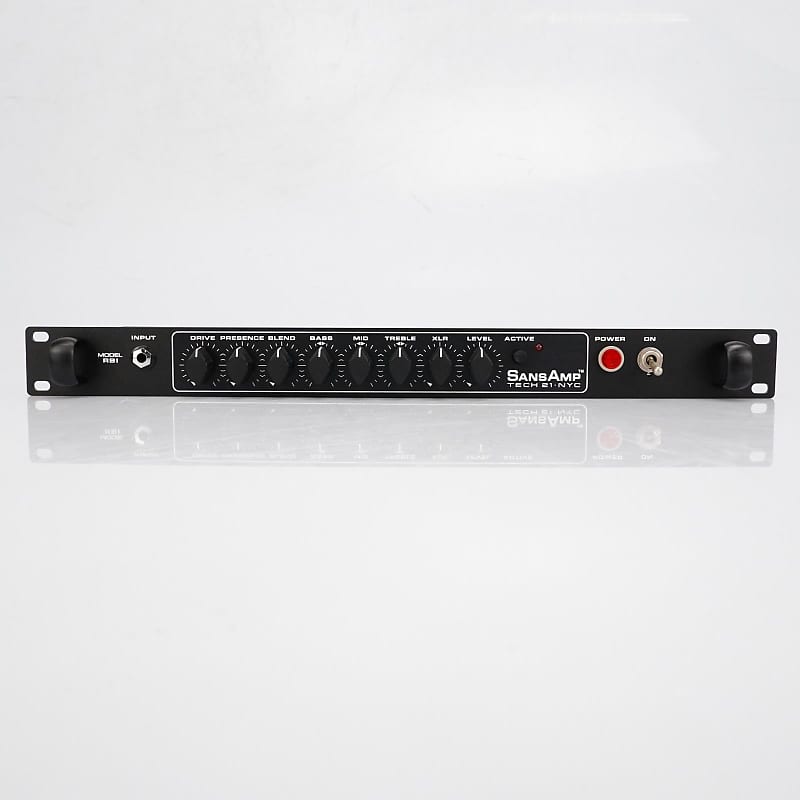 Tech 21 SansAmp RBI Bass Driver Overdrive Rackmount Unit | Reverb