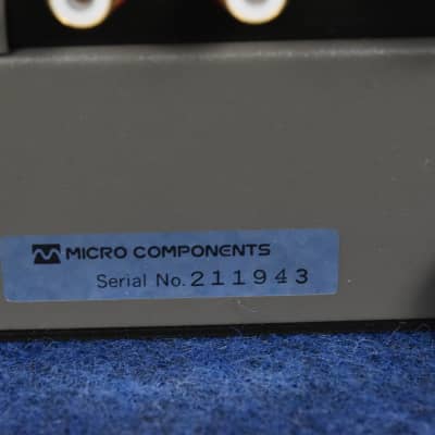 Micro Components MCS EL-2 Electron Tube Line Amplifier From | Reverb