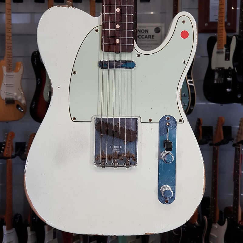 Fender Custom Shop 1963 Telecaster Relic White | Reverb Ireland