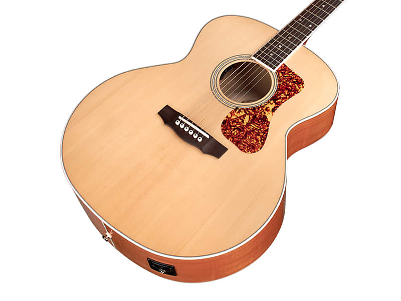 Guild F-250E Deluxe Maple Blond - Solid Spruce top, Maple | Reverb