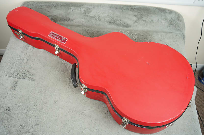 2020 Calton Archtop Case - Red | Reverb
