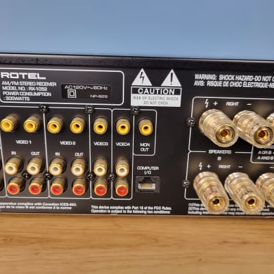 Rotel RX-1052 AM/FM Stereo Receiver With Remote & Box | Reverb