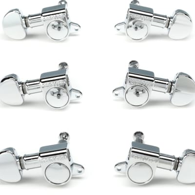 Grover 144BC Mini Bass Tuners - 2+2 - Black Chrome (5-pack) | Reverb
