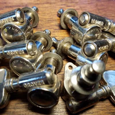 Vintage Grover 1969 Rotomatic Chrome Tuners 3x3 Gibson Les | Reverb
