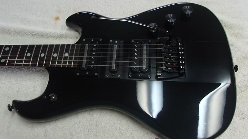 Excellent 80's Japan Westone Spectrum FX Black Solidbody | Reverb