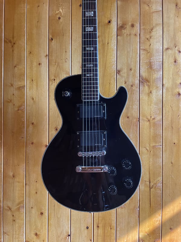 LP Style Electric Guitar *Made In Japan - Black w/EMG-HZ | Reverb