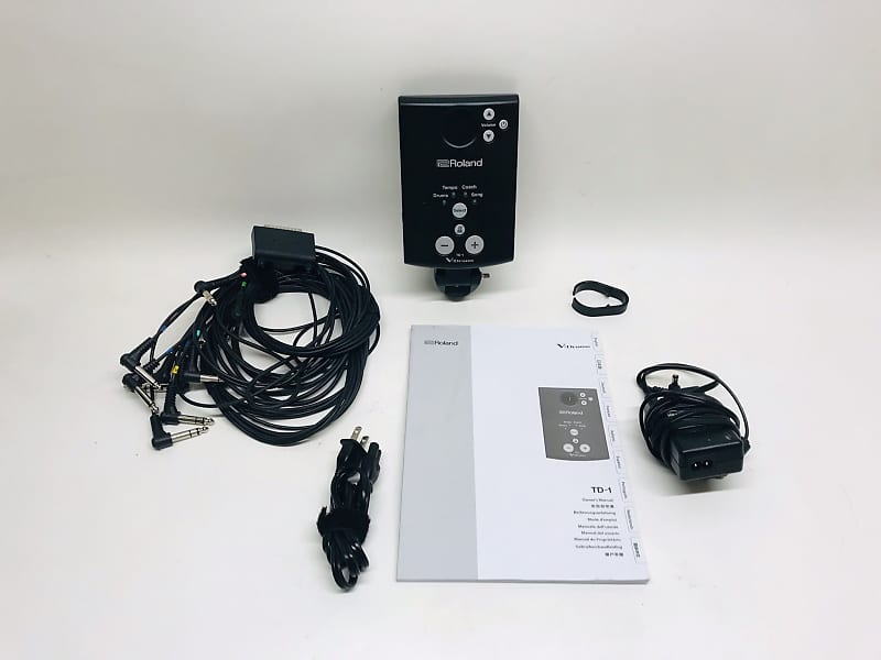 Roland TD-1 KV V-Drums Module Brain Cables Power | Reverb