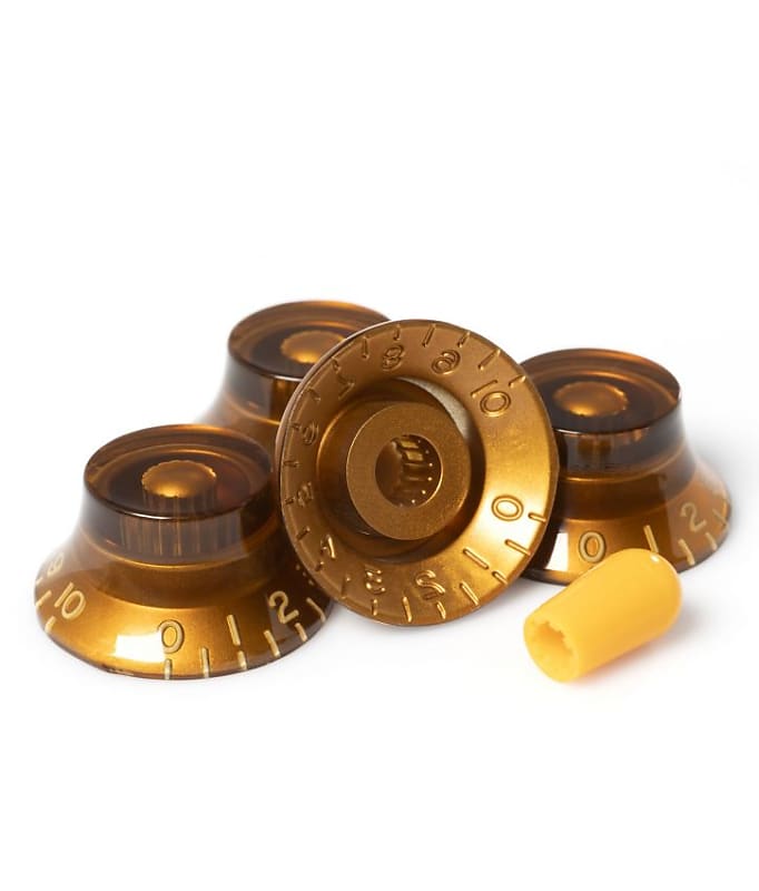ToneShapers Kit, Bell Knob Set, Classic Amber, Aged Tip | Reverb