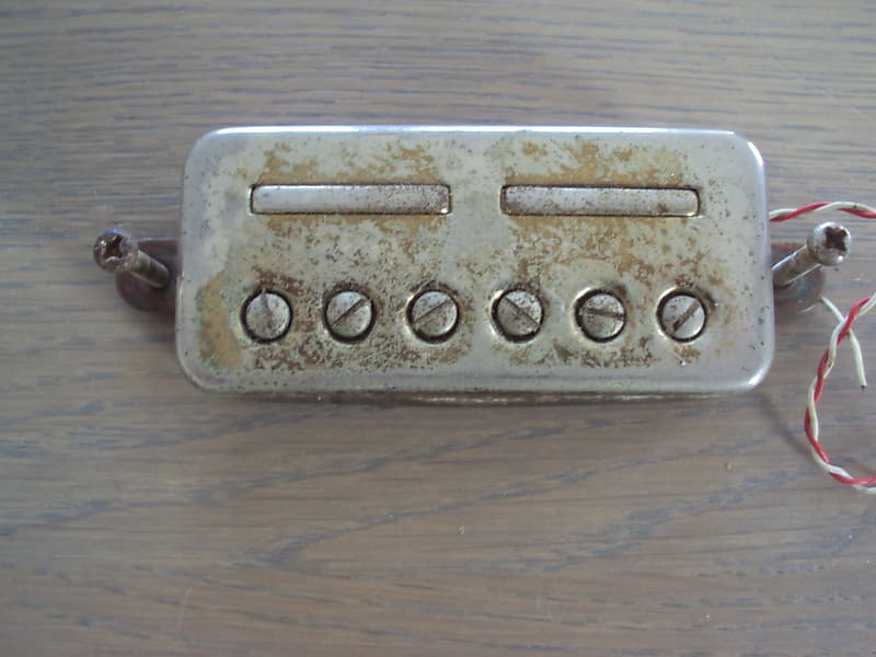 Vox VG6/Apollo Red Baron Pickup 1968 Very tarnished gold | Reverb UK