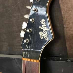 Hofner Super Solid V2 Early 1960s Red Mark Knopfler Model | Reverb