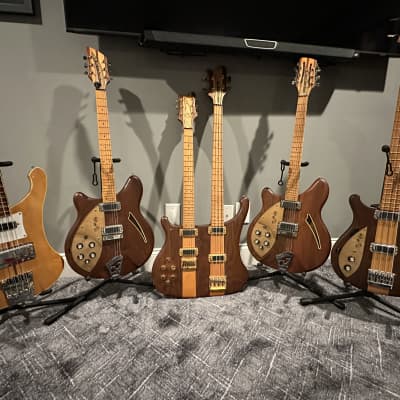 Rickenbacker Left-Handed Doubleneck 4080 Early 90's - Walnut | Reverb