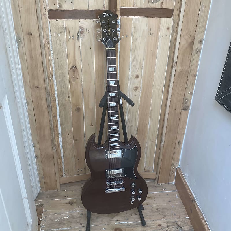 Fazley SG Electric Guitar - Lovely Guitar - Cherry dark | Reverb UK