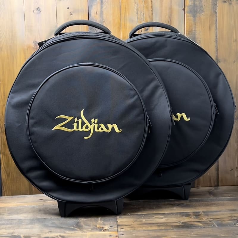 Zildjian 22” Premium Rolling Cymbal Bag | Reverb