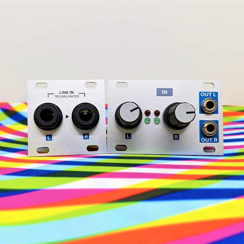 Intellijel Stereo Line In 1U + Jacks 1U // dual line to | Reverb