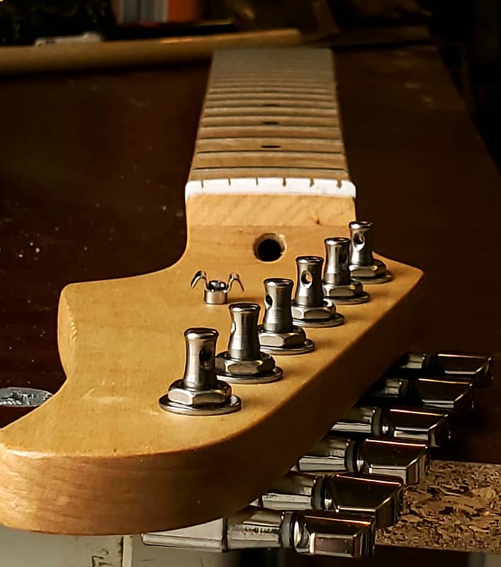 Suhr/Sawtooth style telecaster guitar neck 6 string 22 frets | Reverb