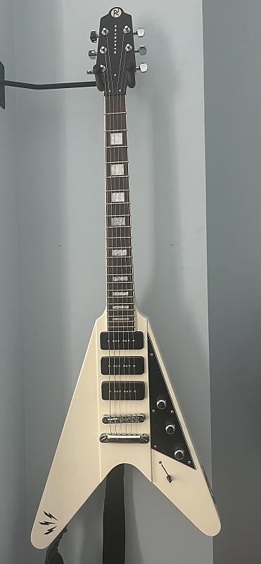 Reverend Ron Asheton Signature Volcano - Ice White | Reverb