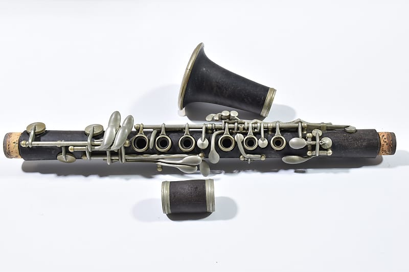 Antique Bettoney Eb 1950s? Grenadilla Wood Boehm Clarinet | Reverb