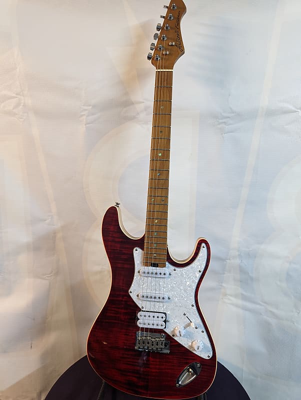 Aria Pro II AR714 Electric Guitar in Red | Reverb