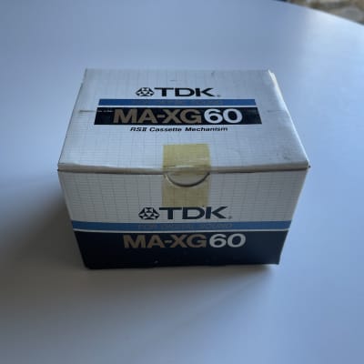 TDK MA-XG 60 Metal Position Type IV Cassette Tape 1986 Metal | Reverb