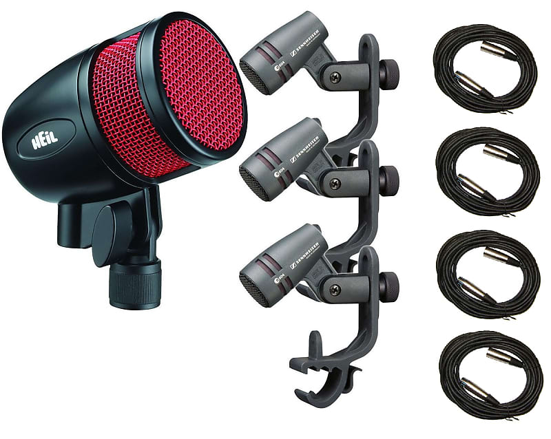 Heil Sound Microphones PR48 (PR-48) w/ Sennheiser e604 Drum | Reverb