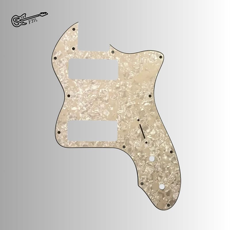 Parchment Pearl Telecaster Thinline Style P90s | Reverb UK