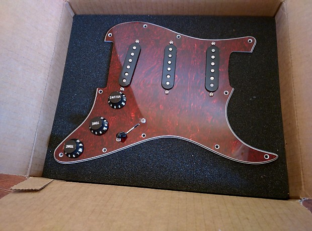 Fender Stratocaster Loaded Pickguard Tortoise Shell | Reverb