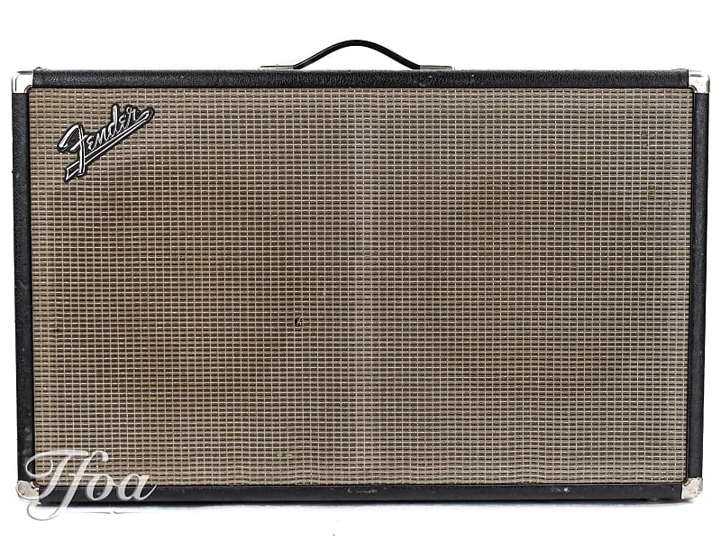 Fender Bandmaster Cabinet Blackface 2x12 Jensen 1966 | Reverb