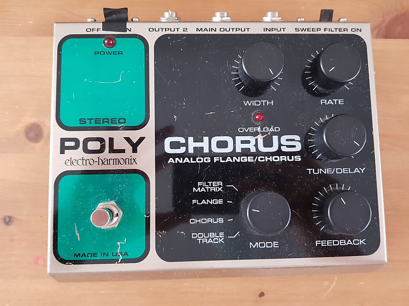 Electro-Harmonix Polychorus With 24v Power supply | Reverb