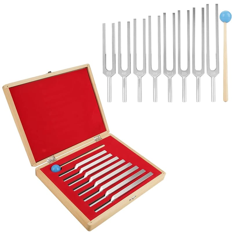 Medical Tuning Fork Set Aluminium Tuning Fork256hz 512hz Reverb