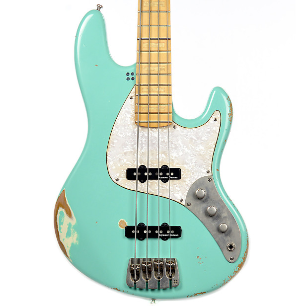 Sandberg California II TSBS 4-String Bass Surf Green Relic | Reverb