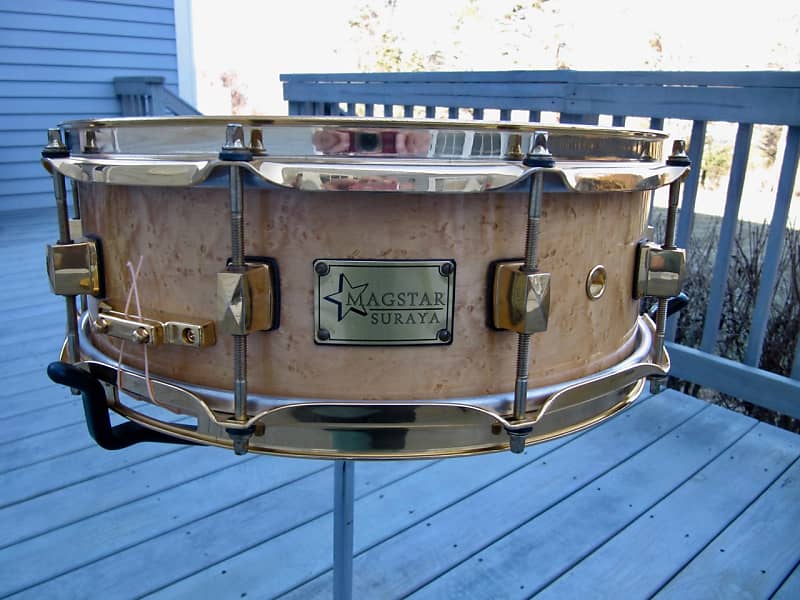Magstar Suraya Birds Eye Maple 5x14 Rob Kampa Snare | Reverb