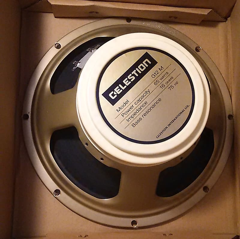 Celestion G12M-65 12" Classic Series Creamback 65W 16 Ohm | Reverb