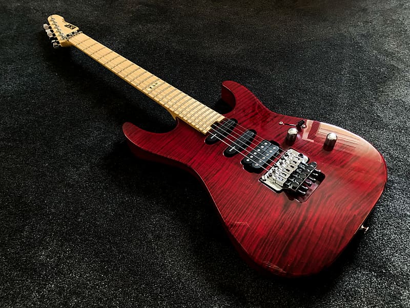 ESP M-II Custom Shop 2003 See Thru Black Cherry - EXCELLENT | Reverb