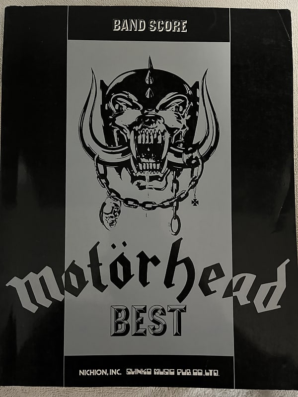 Motorhead - Best - Guitar and Bass tab / tablature Book - | Reverb