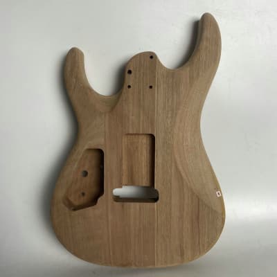 Solid Mahogany Wood Double Cutaway Body | Reverb